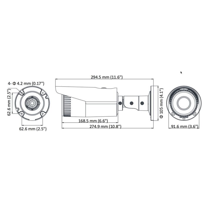 cctv room dimensions