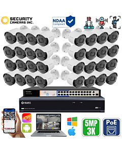 32 Camera Security System up to 4K Ultra HD