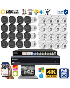32 Camera Security System up to 4K Ultra HD