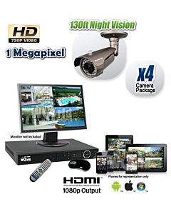 4 Camera Security System