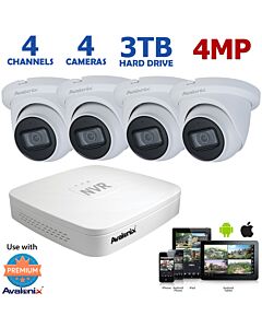 4MP (2K) IP Cameras and Security Camera Systems