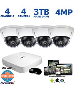 4MP (2K) IP Cameras and Security Camera Systems