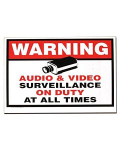 Security Stickers and Security Warning Signs