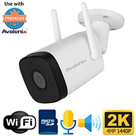 Two -Way Talk 2K WiFi Bullet Camera - Avalonix