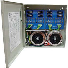 16 Port 24V AC 25 Amp CCTV Power Supply Box