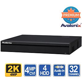 32 Channel DVR XVR 2K 1080P HD