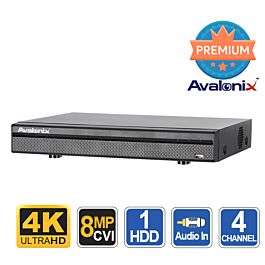 4 Channel 4K DVR Recorder