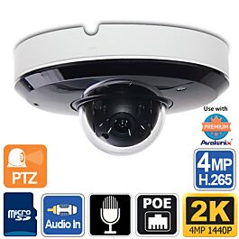 Outdoor PTZ Camera with Microphone and Night Vision