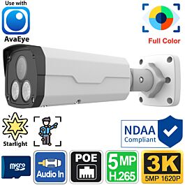 ColorHunter 5MP Full Color Starlight PoE Bullet Camera