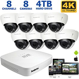 Ultimate 8-Channel 4K NVR System with 8 Outdoor 8MP Dome IP Cameras ...