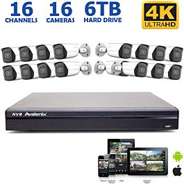 Ultimate 16-Channel 4K IP Camera System with 16 Outdoor 4K 8MP IP ...