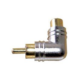 90 degree RCA Male to RCA Female Adapter, Right Angle