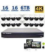 Ultimate 8-Channel 4K NVR System with 8 Outdoor 8MP Dome IP Cameras ...